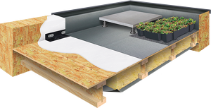 EPDM TPO - Membrane d'étanchéité EPDM, toiture végétalisée